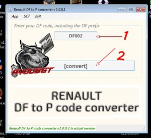Renault DF to P code converter – AUTOMOTIVE